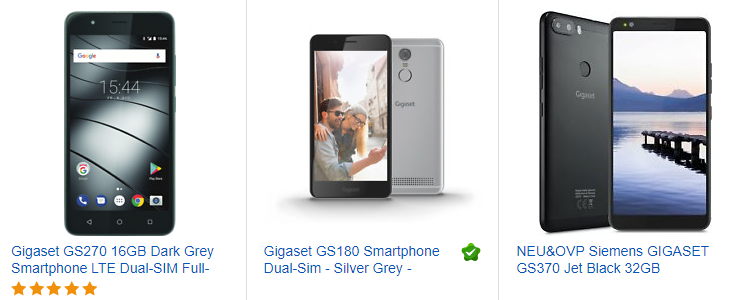 Gigaset Smartphone: billige, aber gute Angebote » spaaaren.de